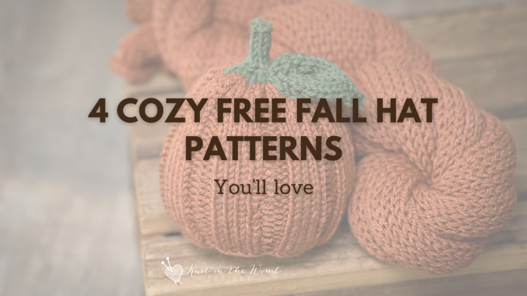 4 Cozy Free Fall Hat Patterns You’ll Love - The Knit in the Womb Blog